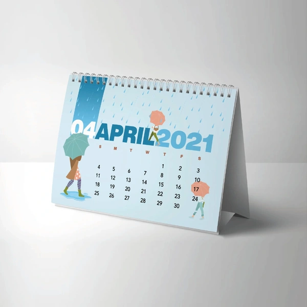 Wiro Bound Desk Calendars | Fast Print UK